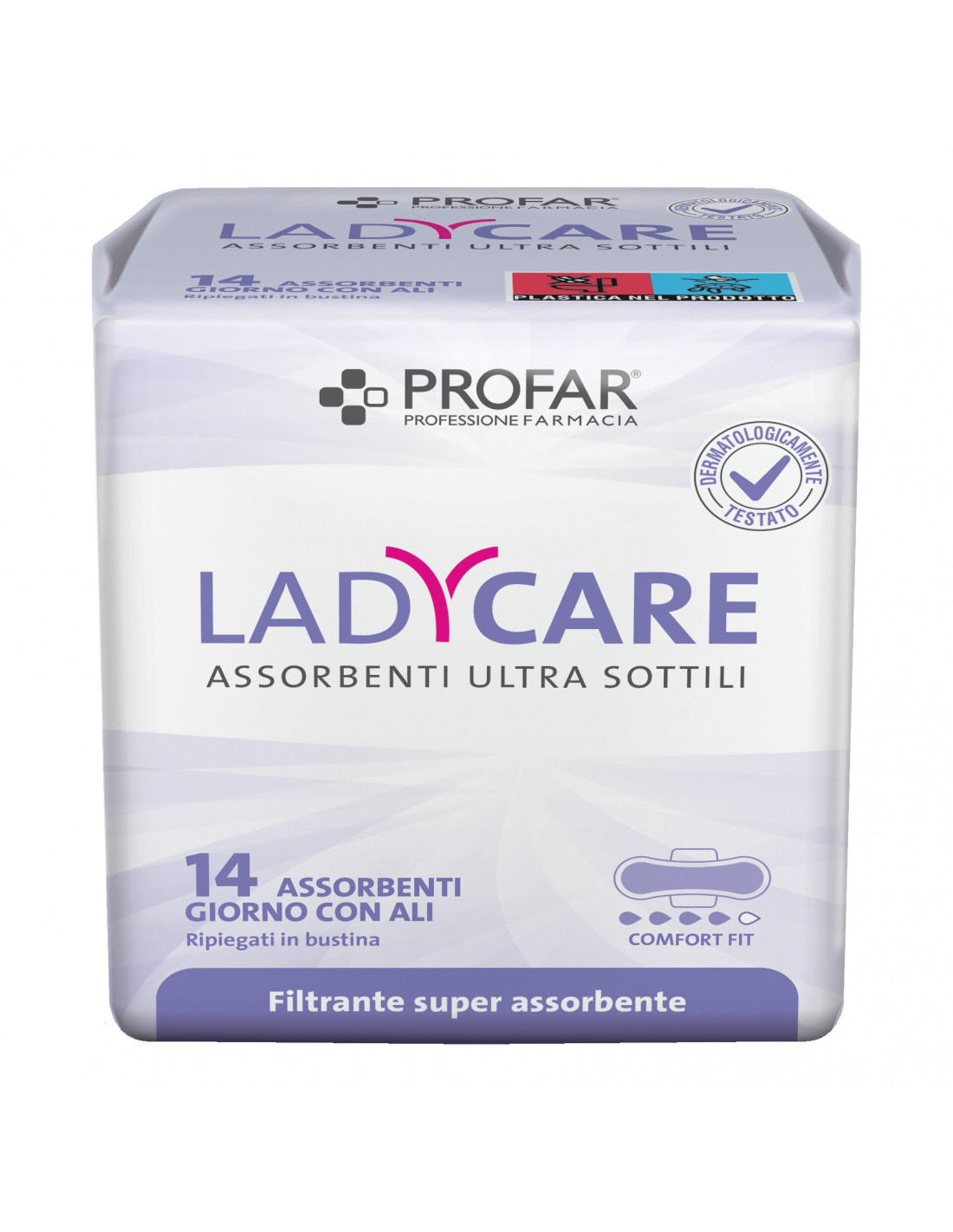 Assorbenti giorno Ladycare assorbenti giorno ali 14 pezzi profar ...