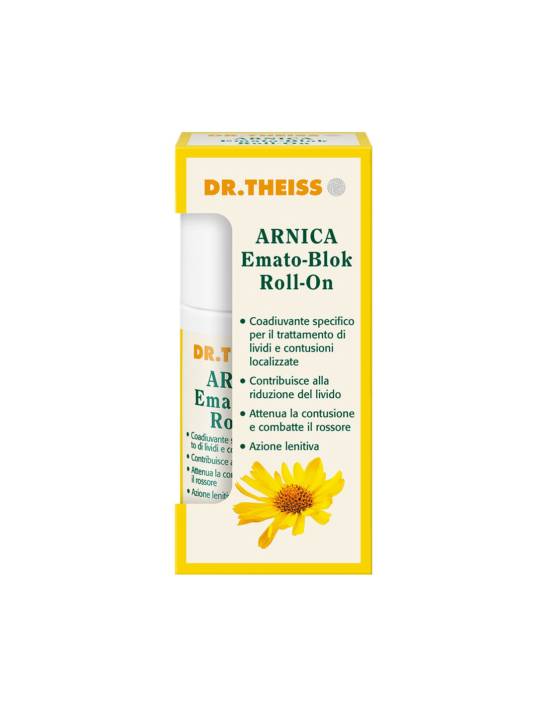 Traumi ed ematomi rimedi Theiss emato block arnica roll 50 ml | Granfarma