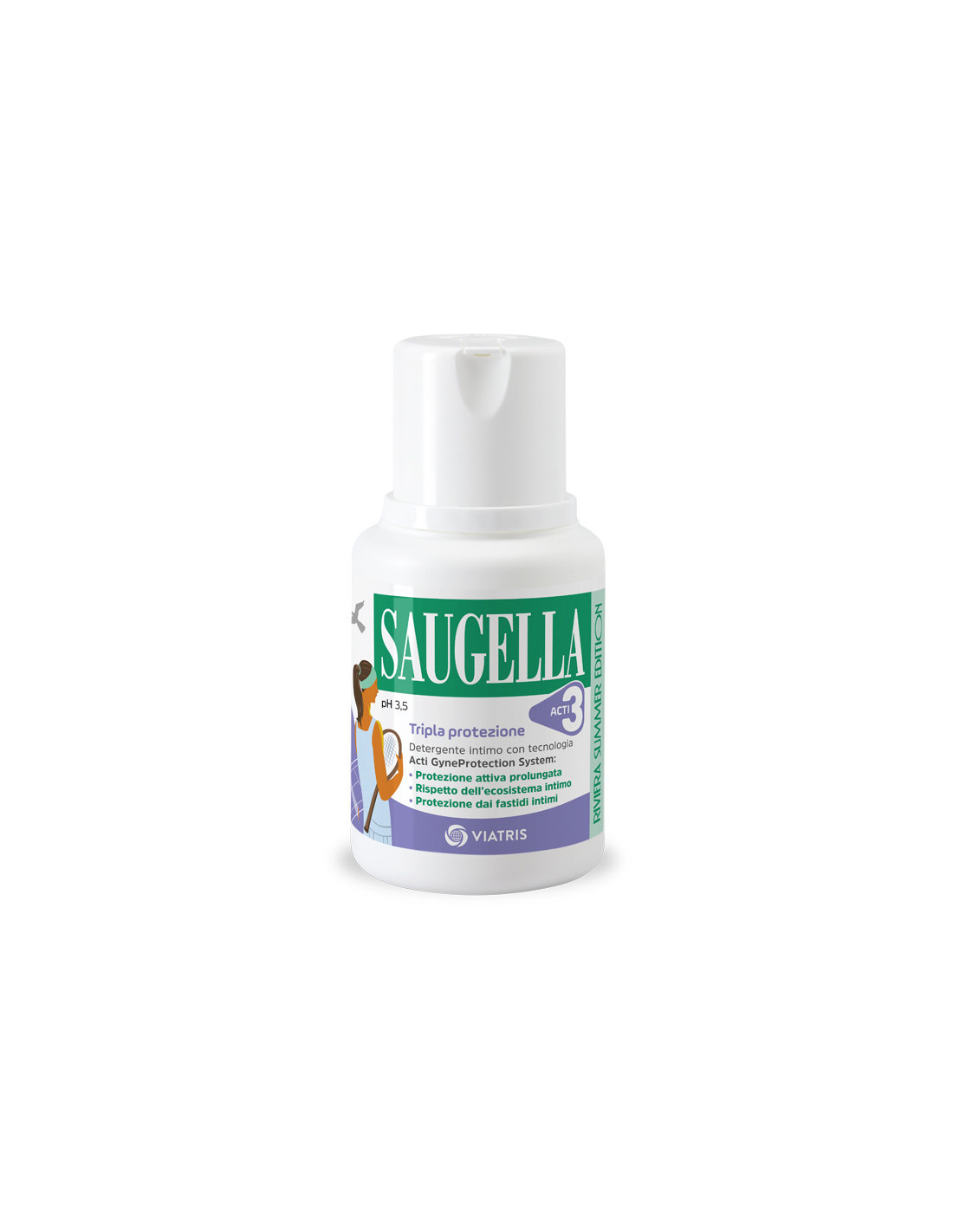 Detergenti intimi per igiene quotidiana Saugella acti3 detergente intimo 100 ml | Granfarma