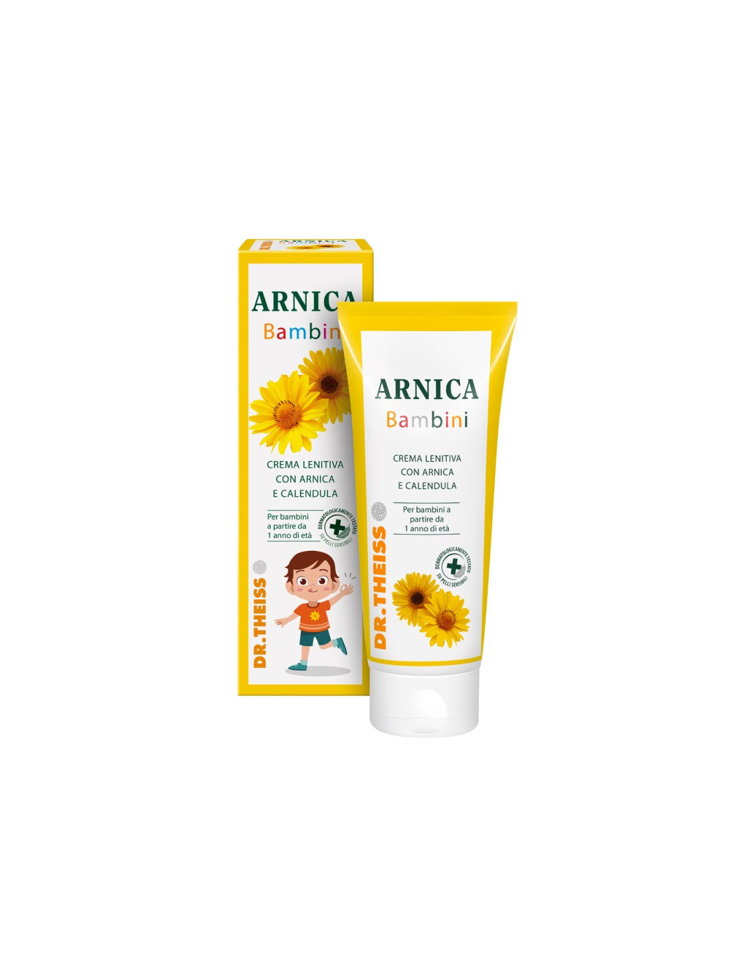 Traumi ed ematomi rimedi Theiss arnica bambini crema 100 ml | Granfarma