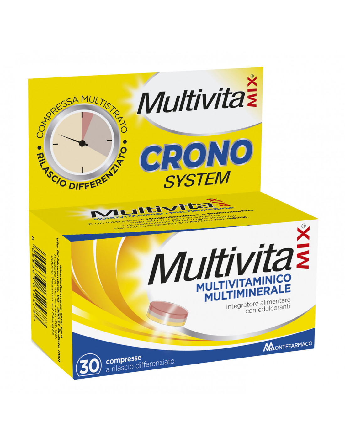 Energia e ricarica integratori Multivitamix crono 30 compresse | Granfarma