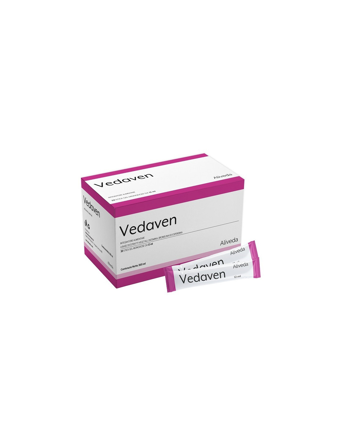 Trattamenti venotonici gambe Vedaven 30 stick | Granfarma
