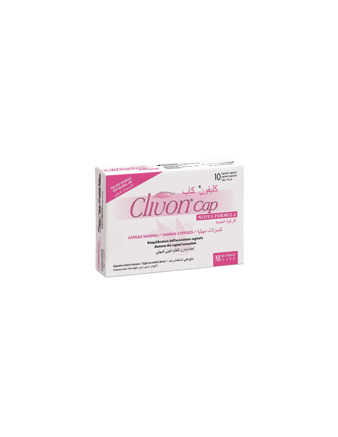 Ripristino microflora Clivon cap nuova formula 10 capsule vaginali ...