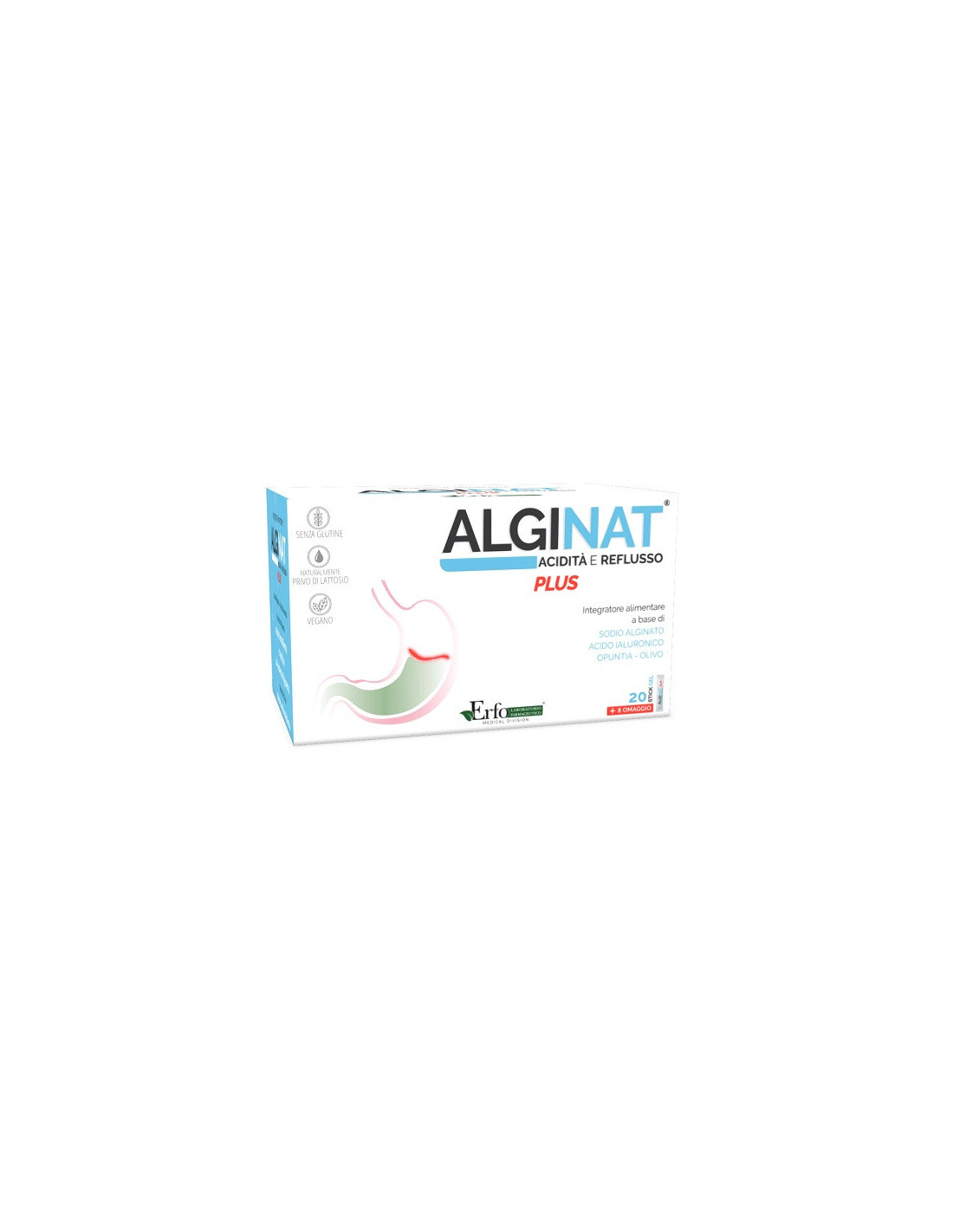 Reflusso rimedi Alginat acidita' e reflusso plus 28 stick pack | Granfarma