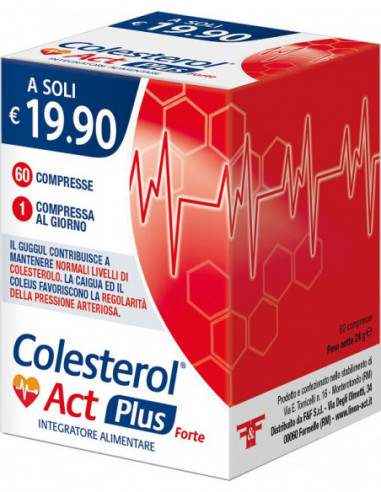 Integratore colesterolo Colesterol Act Plus Forte 60 compresse | Granfarma