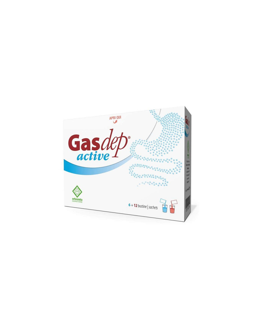 Gonfiore intestinale rimedi Gasdep active 6+12 bustine | Granfarma