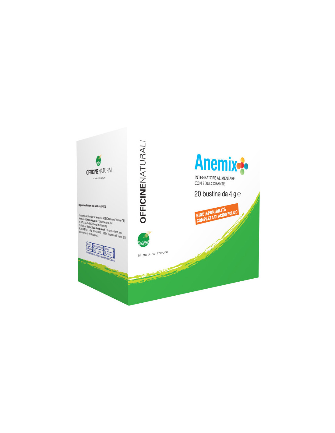 Integratori pelle Anemix 20 bustine da 4 g | Granfarma