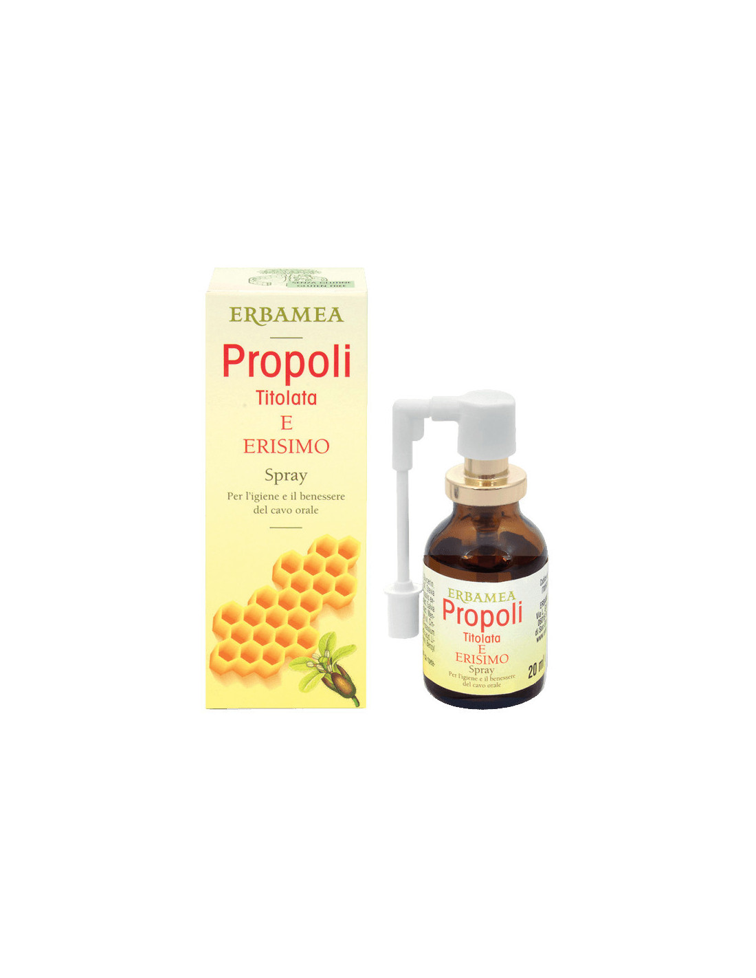 Disinfettanti bocca e gola Propoli erisimo titolata spray 20 ml | Granfarma
