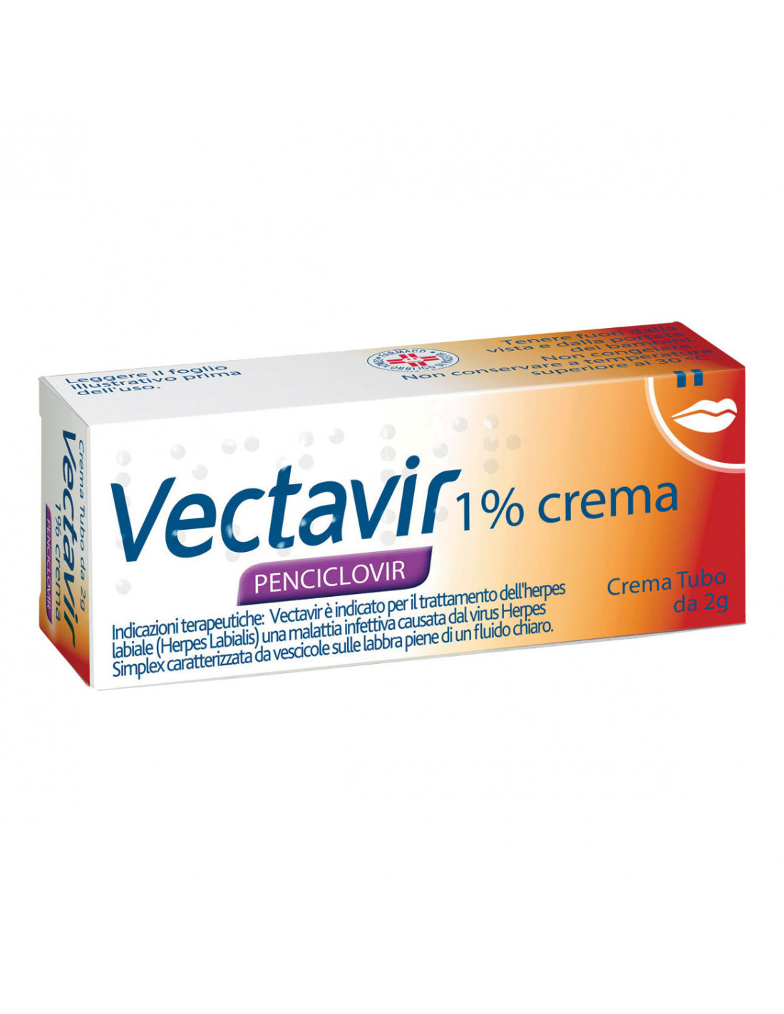 Herpes rimedi Vectavir crema derm 2 g 1% | Granfarma