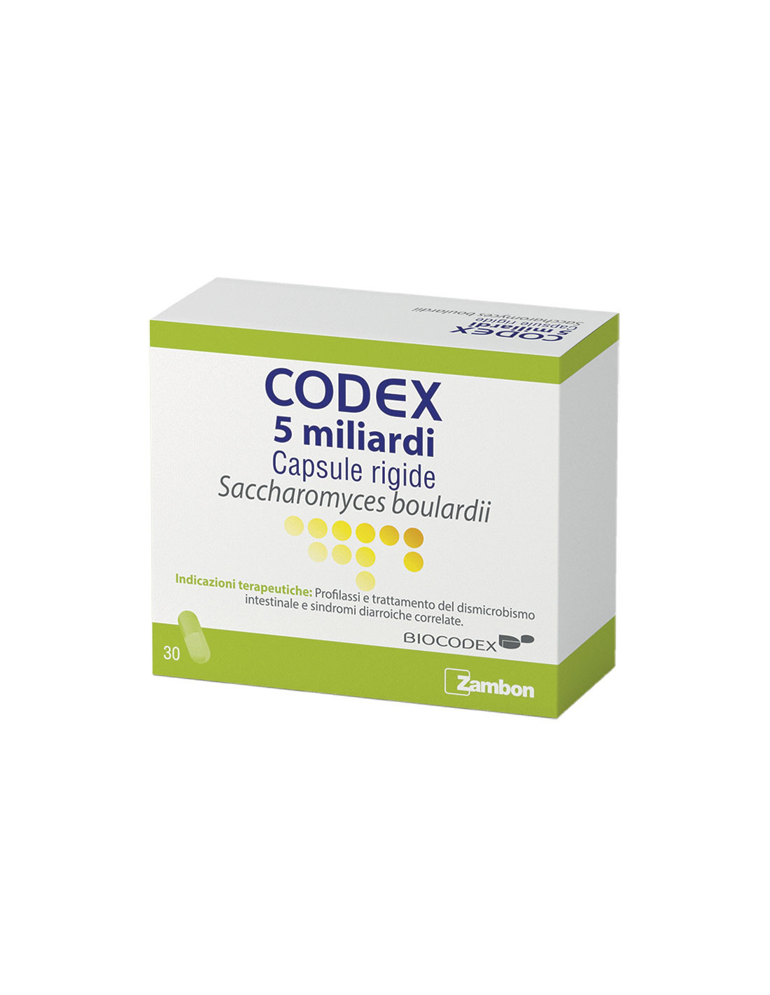 Rimedio disturbi intestinali Codex 30 capsule 5 miliardi 250mg | Granfarma