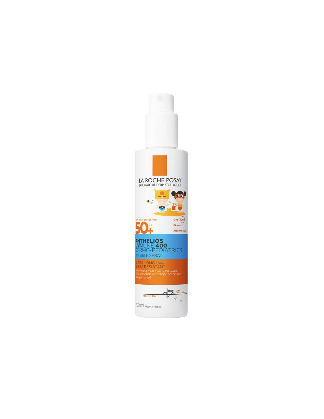 Solari Bimbi Anthelios spray uvmune bambino 50+ 200 ml | Granfarma