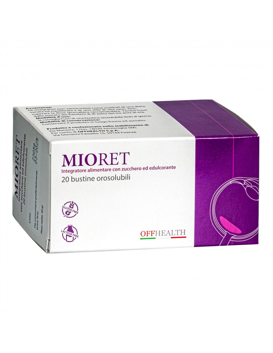 Farmaci da banco per patologie oculari Mioret 20 bustine | Granfarma