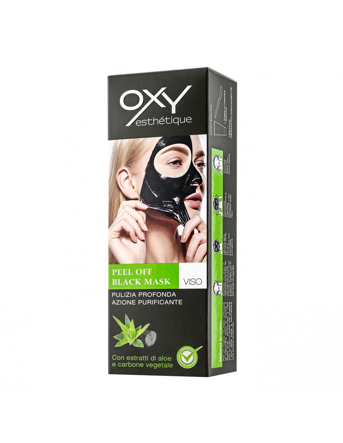 Maschere viso Oxy black mask 100 g | Granfarma