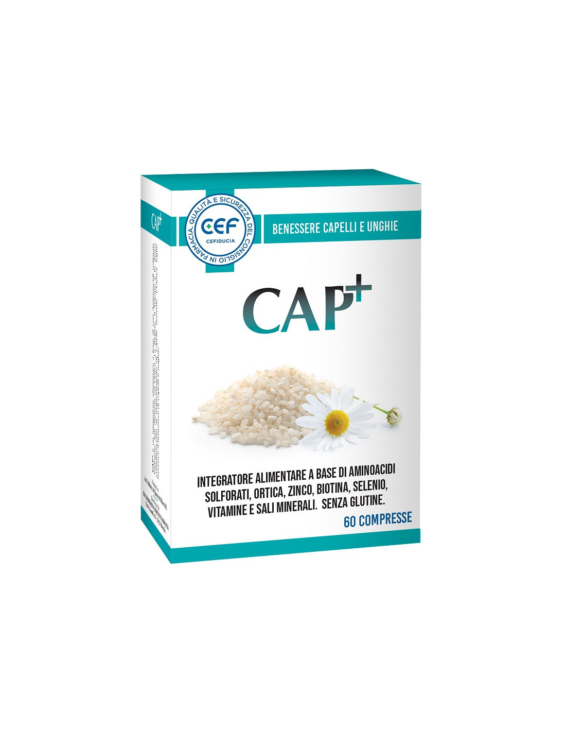 Prodotti anti caduta per capelli Cef cap+ 60 compresse | Granfarma